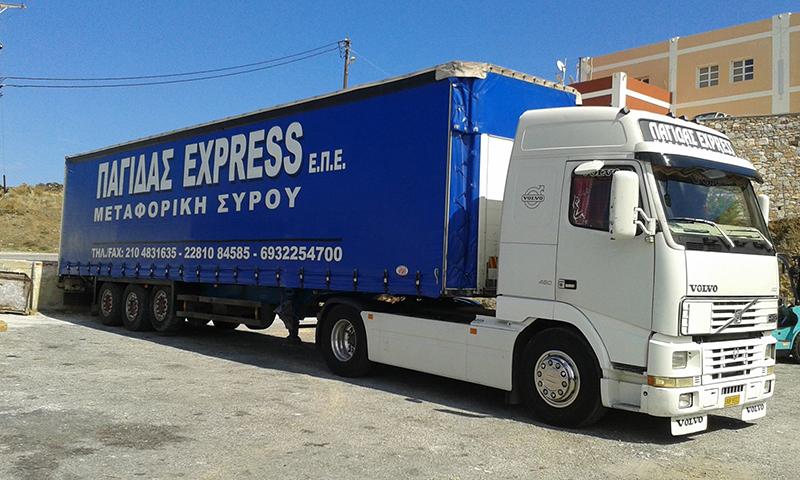 ΠΑΓΙΔΑΣ EXPRESS - ΜΕΤΑΦΟΡΕΣ ΜΕΤΑΚΟΜΙΣΕΙΣ Αρχική