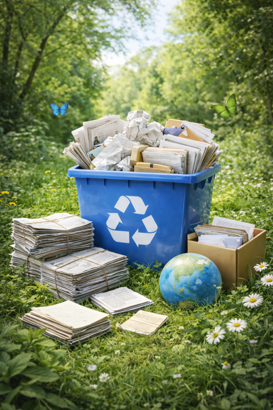 ΑΝΑΚΥΚΛΩΣΗ ΧΑΡΤΙΟΥ - ΚΑΤΑΣΤΡΟΦΗ ΕΓΓΡΑΦΩΝ ΚΑΙ ΑΡΧΕΙΩΝ ΣΤ - 4ty.gr